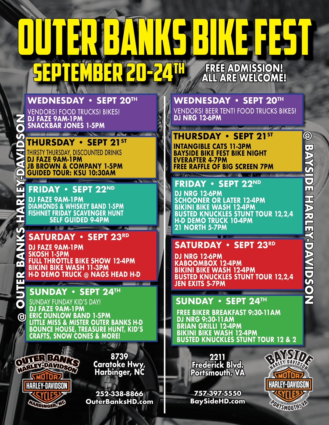 Bike Fest | Outer Banks Harley-Davidson® | Harbinger North Carolina